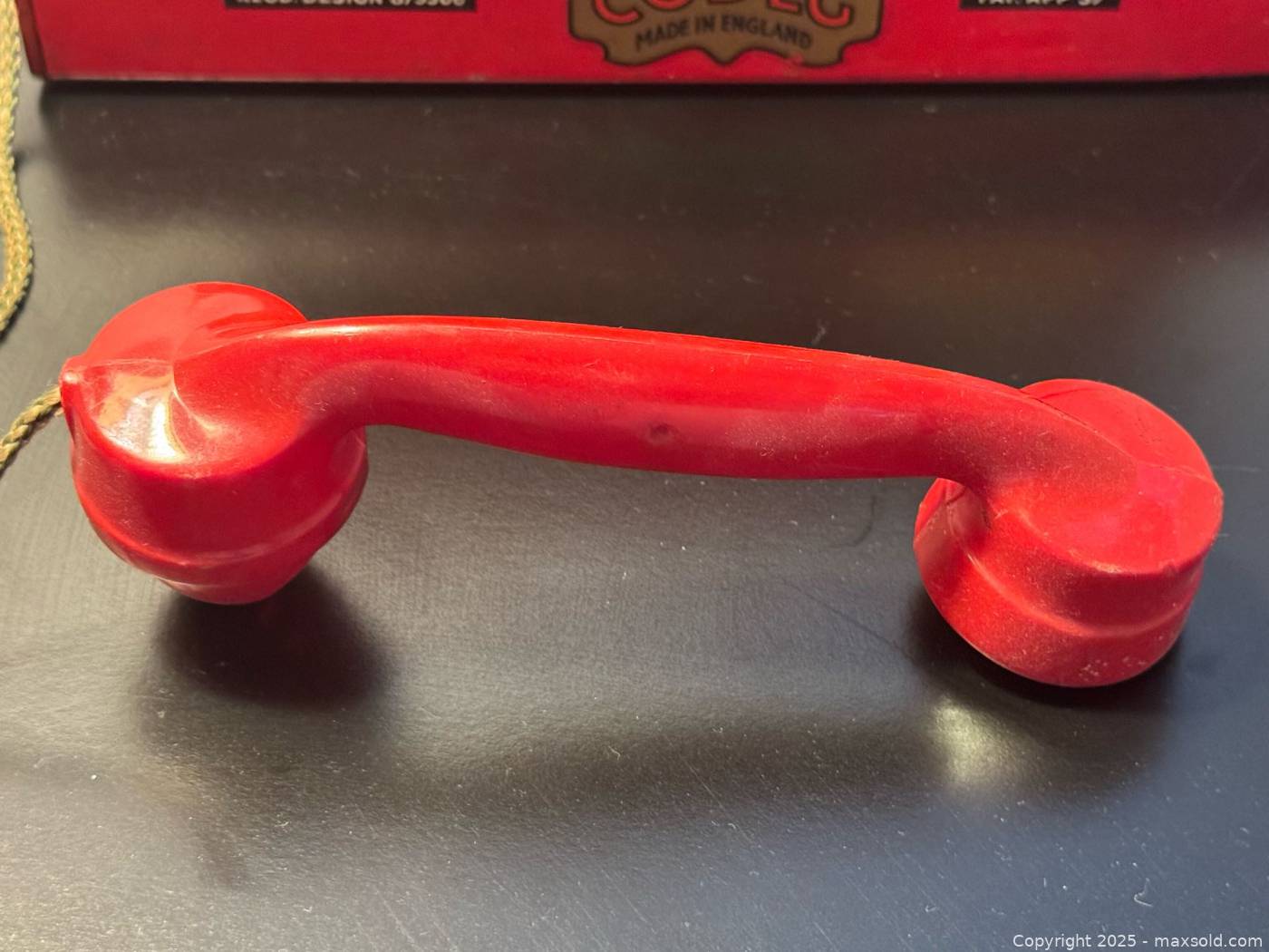 Vintage Codeg Red Tin Toy Switchboard Phone | Maxsold