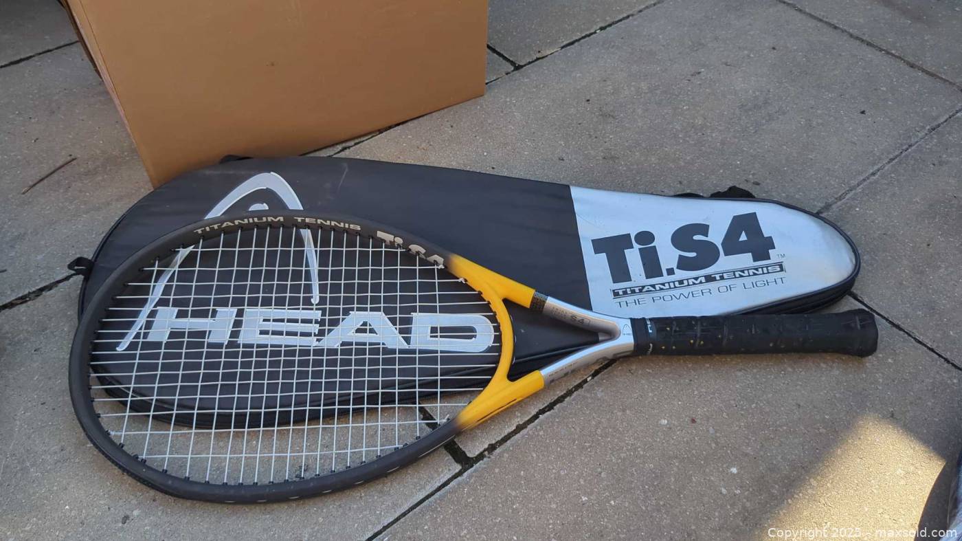Head Ti.S4 titanium tennis racquet with case | Maxsold
