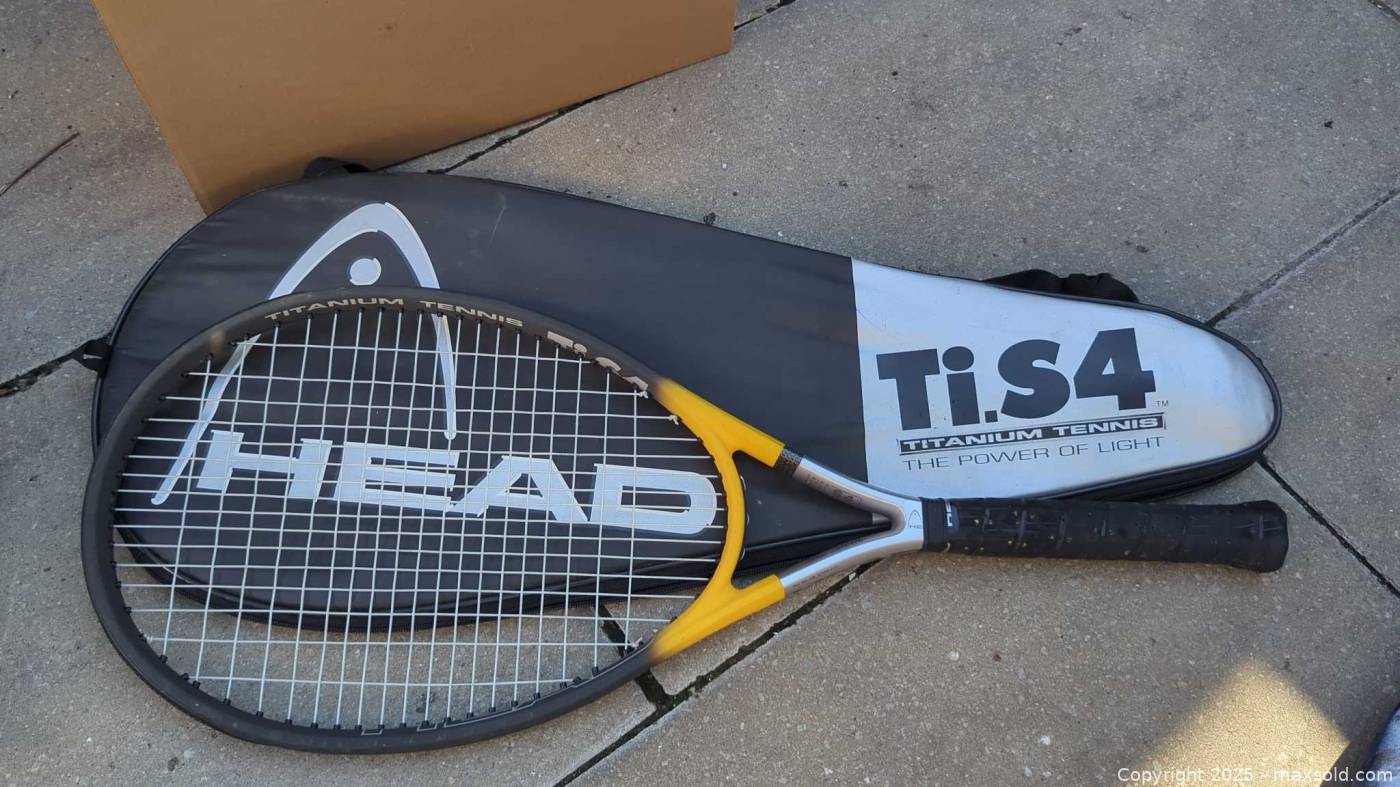 Head Ti.S4 titanium tennis racquet with case | Maxsold