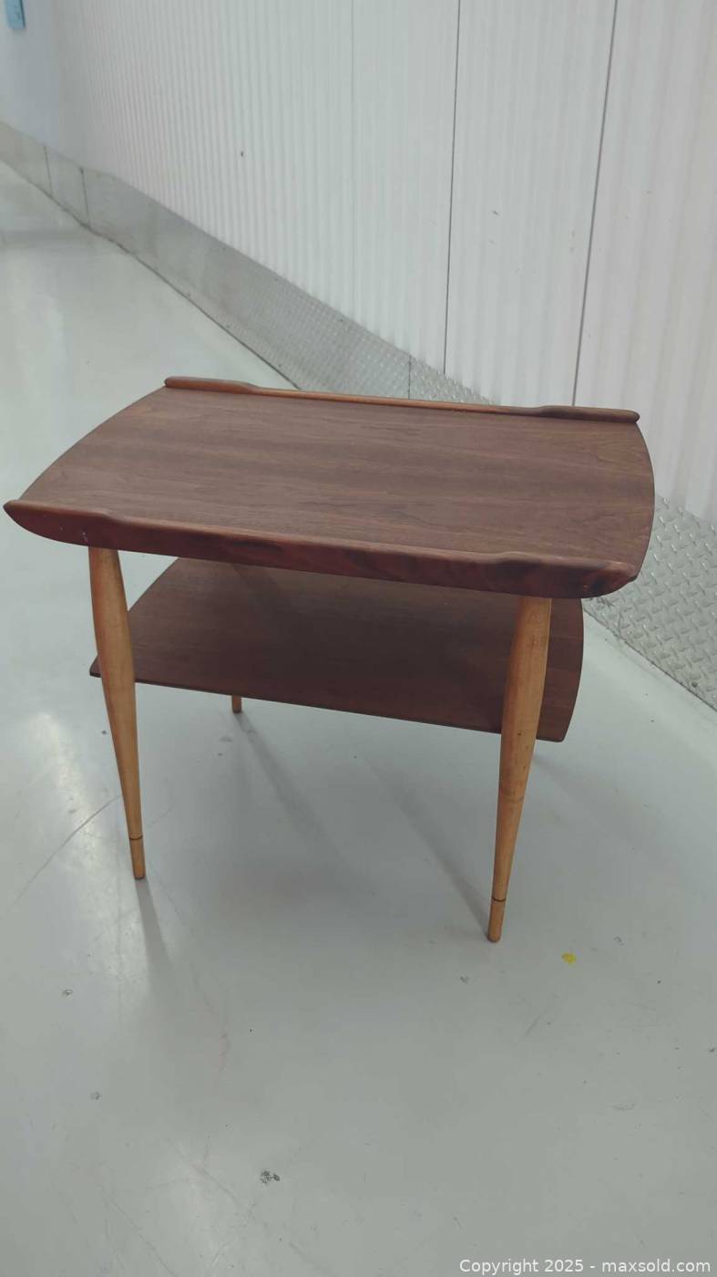 Mid-Century Modern Walnut Side Table | Maxsold