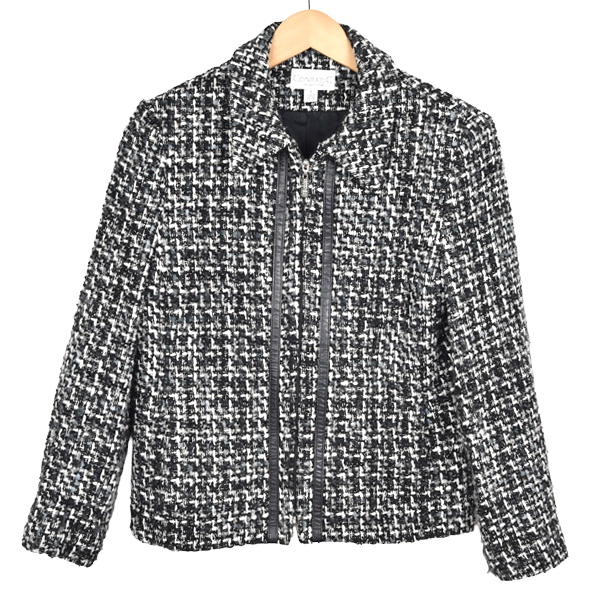 Conrad C women’s tweed jacket size 8 | Maxsold
