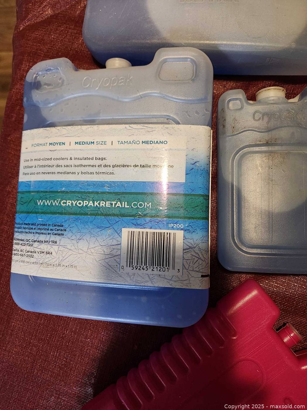 Ice-Pak And Cryopak Freezer Ice Packs, 5 Pieces | Maxsold
