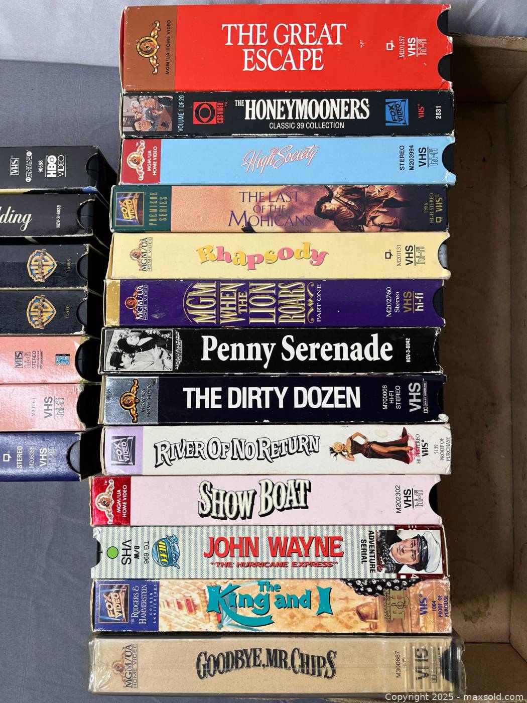 19 classic film VHS tapes | Maxsold