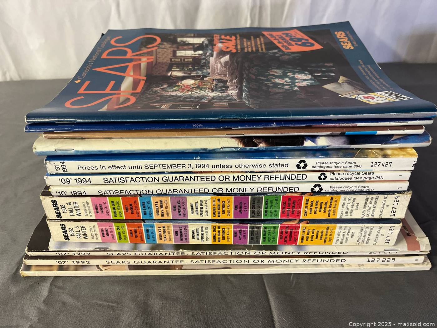 Sears Canada catalogs 1992-1994 approx 25 pcs | Maxsold