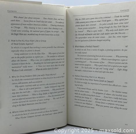 Freakonomics & SuperFreakonomics hardcovers | Maxsold