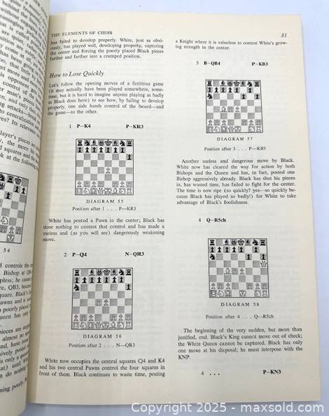 The Collier Quick and Easy Guide to Chess book 1971 | Maxsold