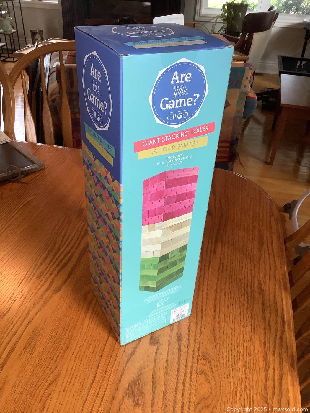 Are You Game? Giant Stacking Tower Game | Maxsold