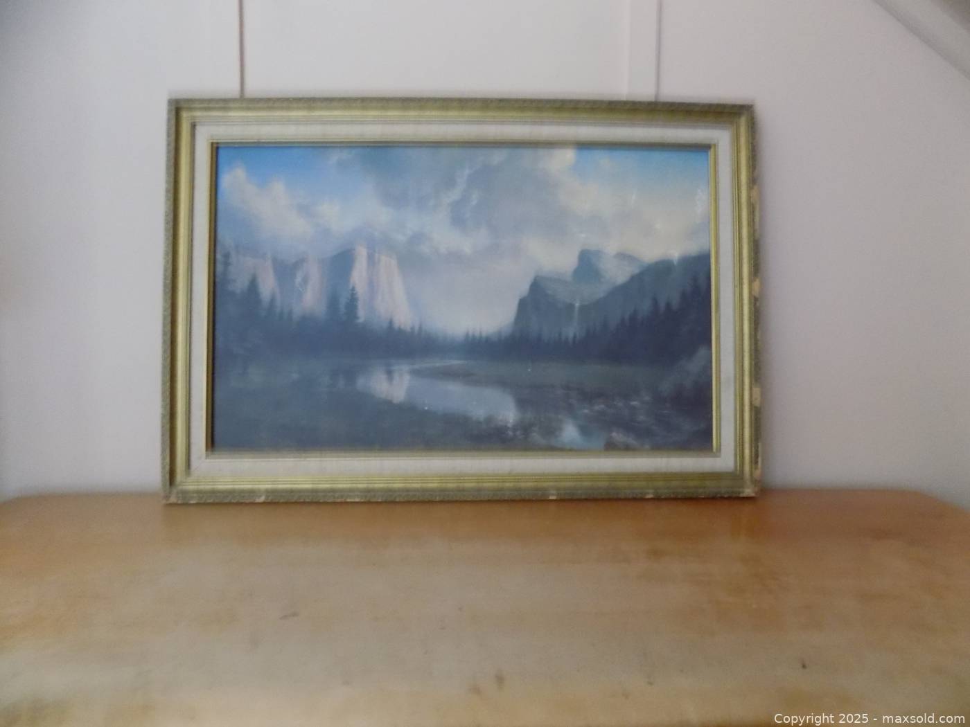 Framed Mountain Landscape Wall Art | Maxsold