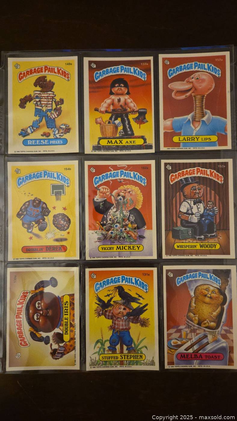 Garbage Pail Kids 1987 4th Series 24 Stickers | Maxsold