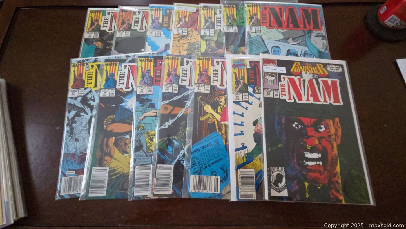 Marvel The 'Nam comic books, 39 issues | Maxsold