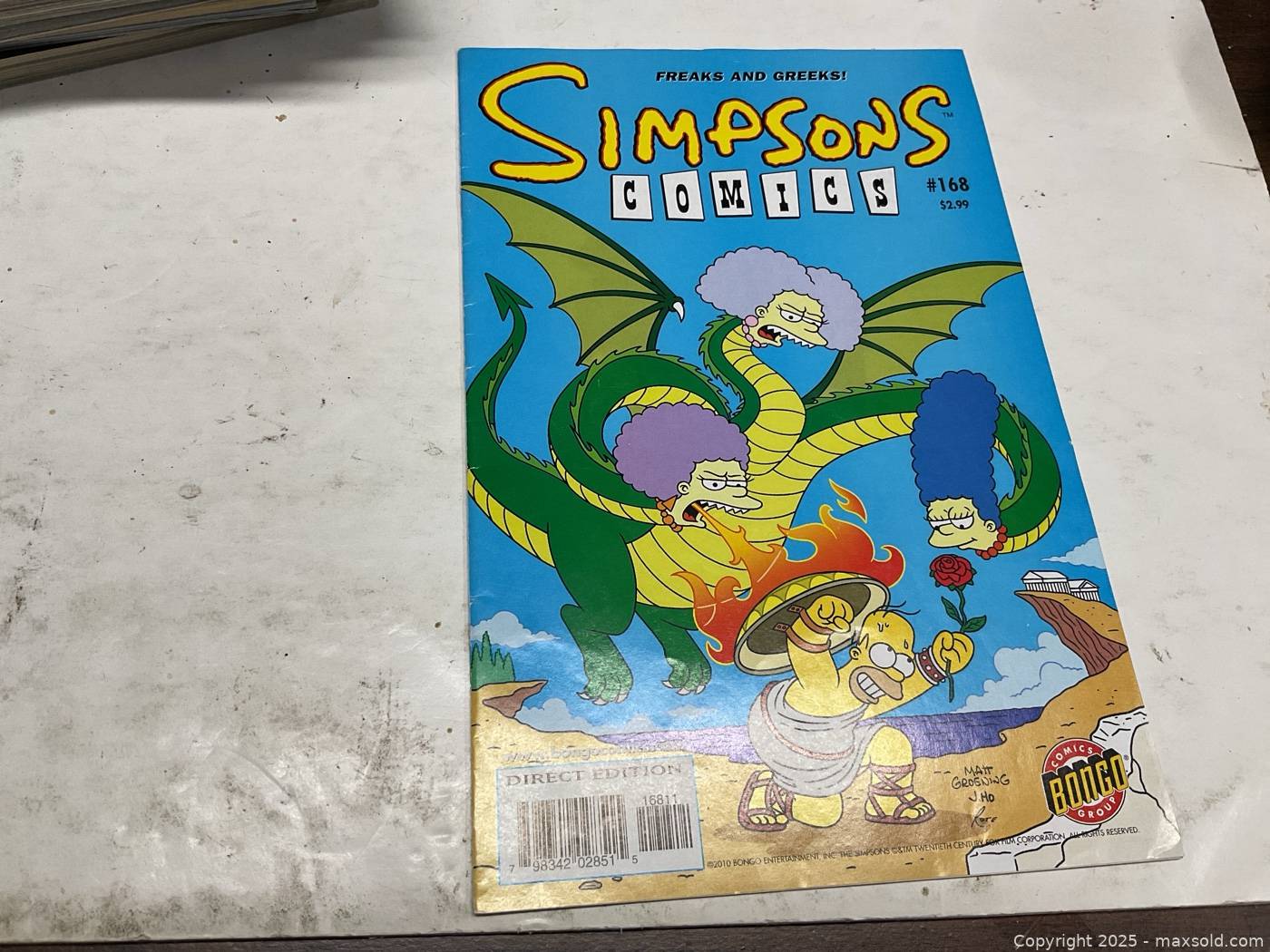 Simpsons Comics Issue 168 | Maxsold