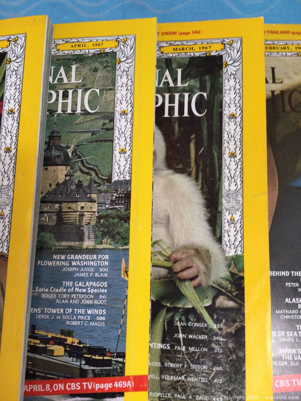 1967 National Geographic full year set | Maxsold
