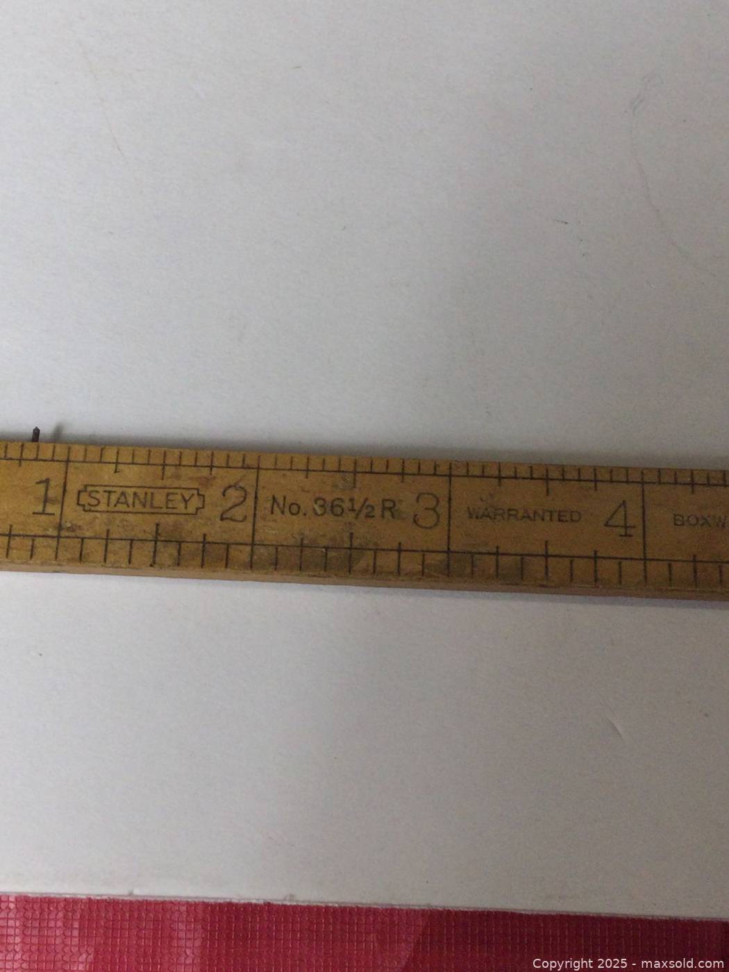 Stanley No. 36 1/2 R folding carpenter’s ruler | Maxsold