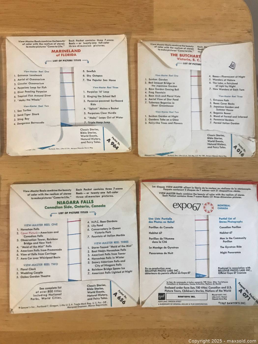 8 Vintage View-Master Reel Packages | Maxsold