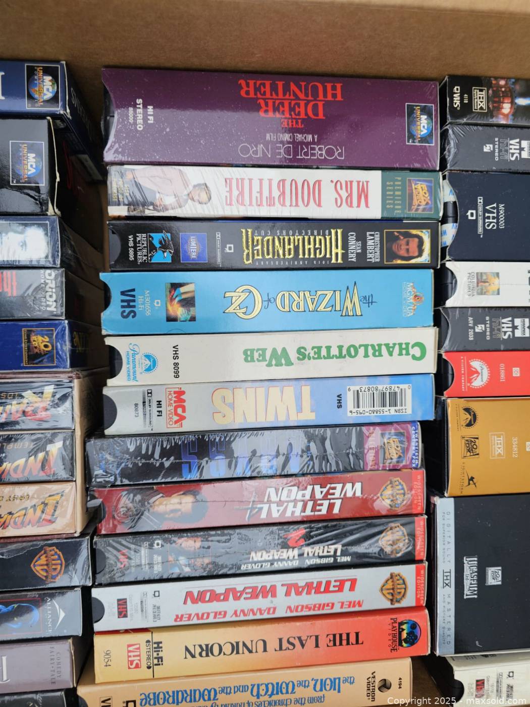 VHS classic movie collection approx 50 | Maxsold