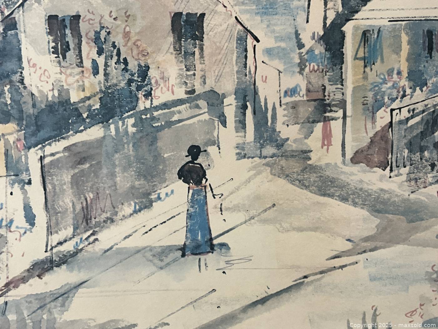 Alfred Birdsey signed watercolour painting | Maxsold