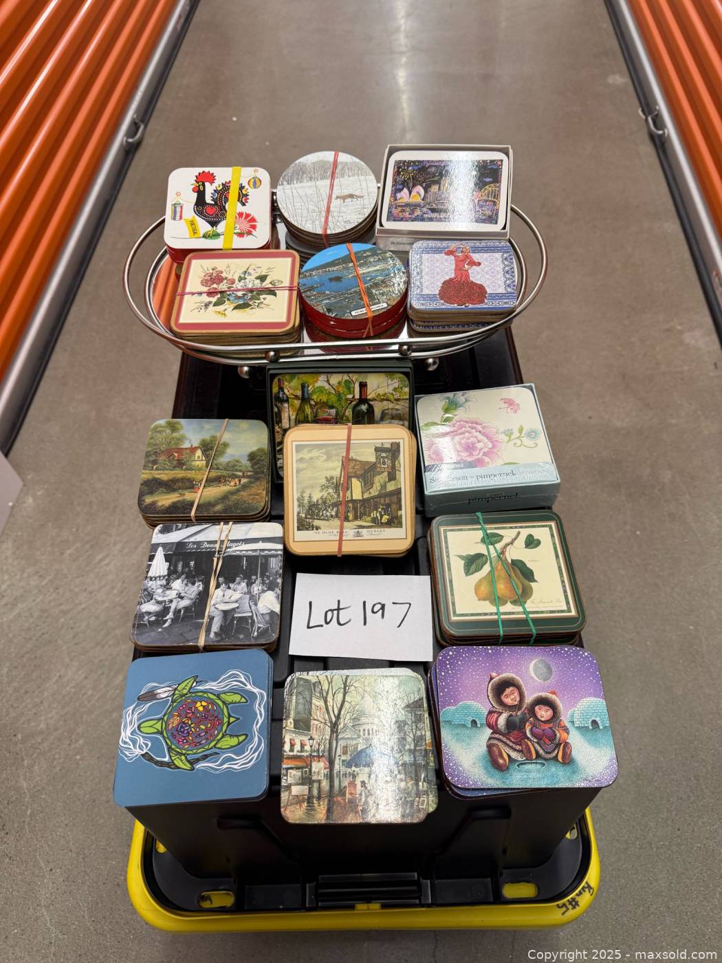 15 sets assorted drink coasters | Maxsold