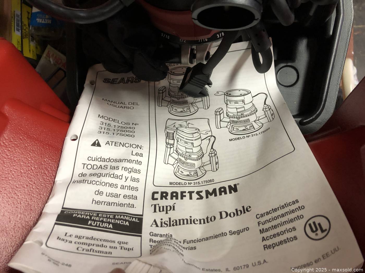 Craftsman routers and plate joiner kit | Maxsold