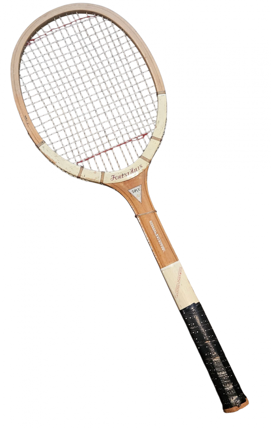 Vintage Forest Hills wooden tennis racket 27" | Maxsold