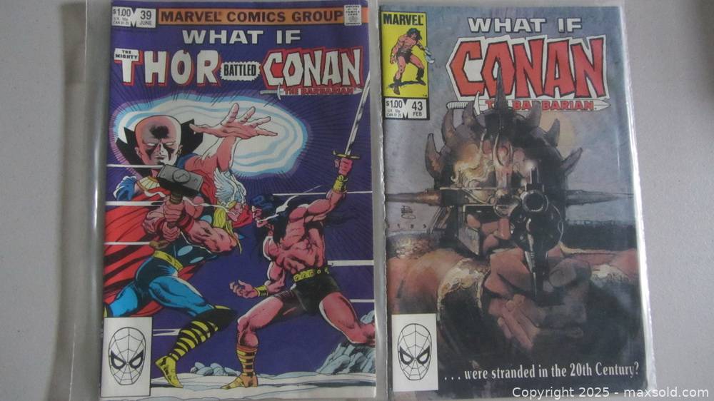 Marvel What If? Thor Vs Conan Comic Books | Maxsold