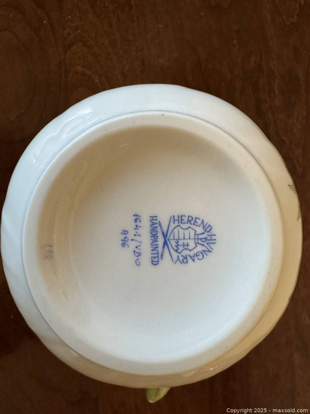 Herend Queen Victoria porcelain pitcher | Maxsold