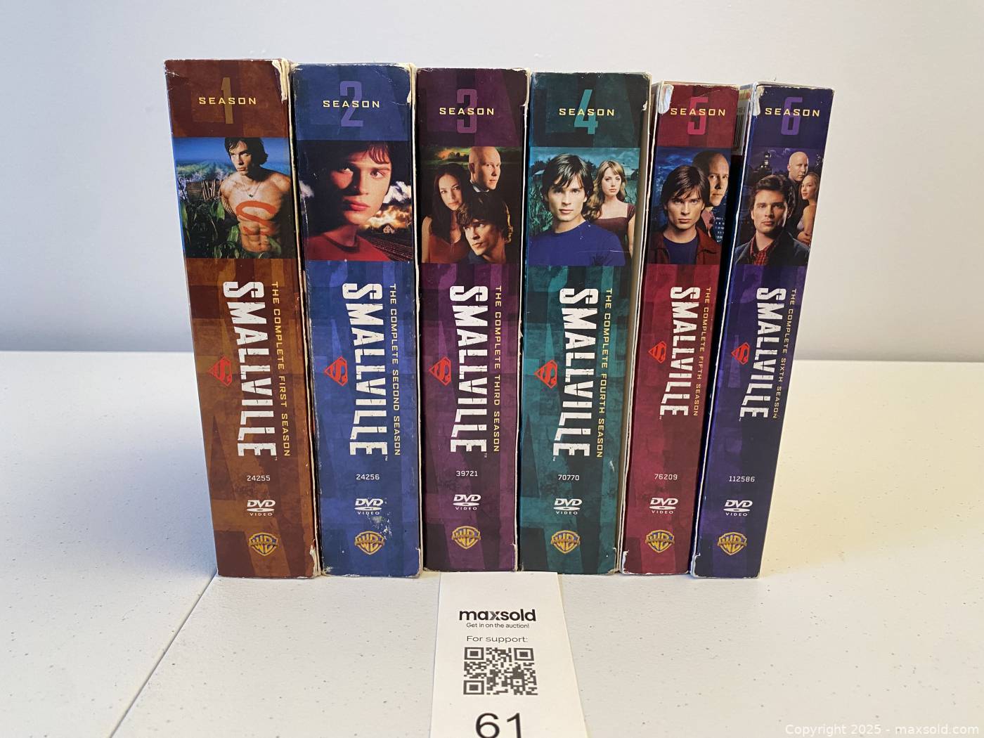 Smallville Seasons 1-6 DVD Box Sets | Maxsold
