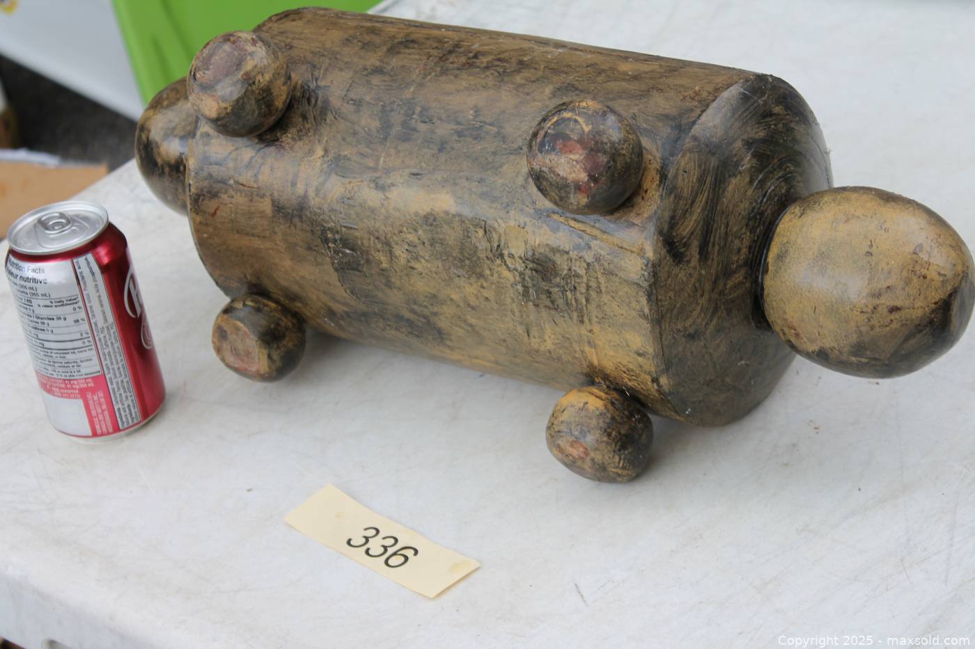 Vintage wooden gout stool | Maxsold