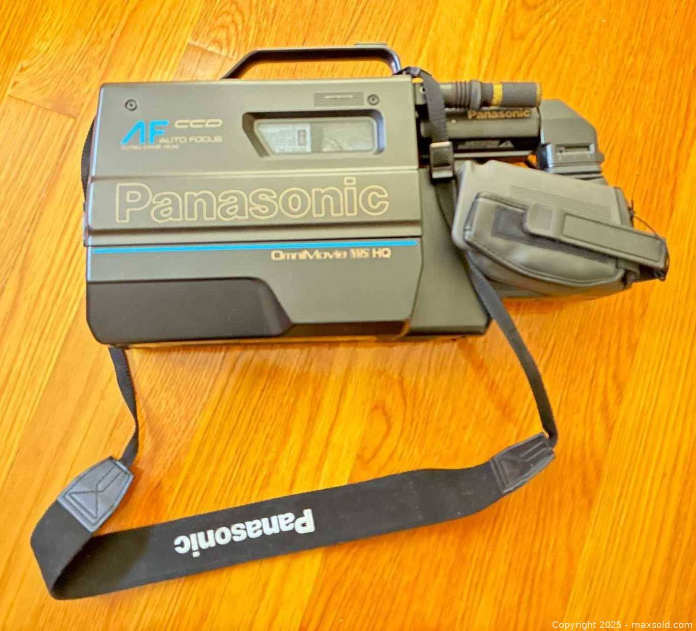 Panasonic VHS camcorders with case & acc. | Maxsold