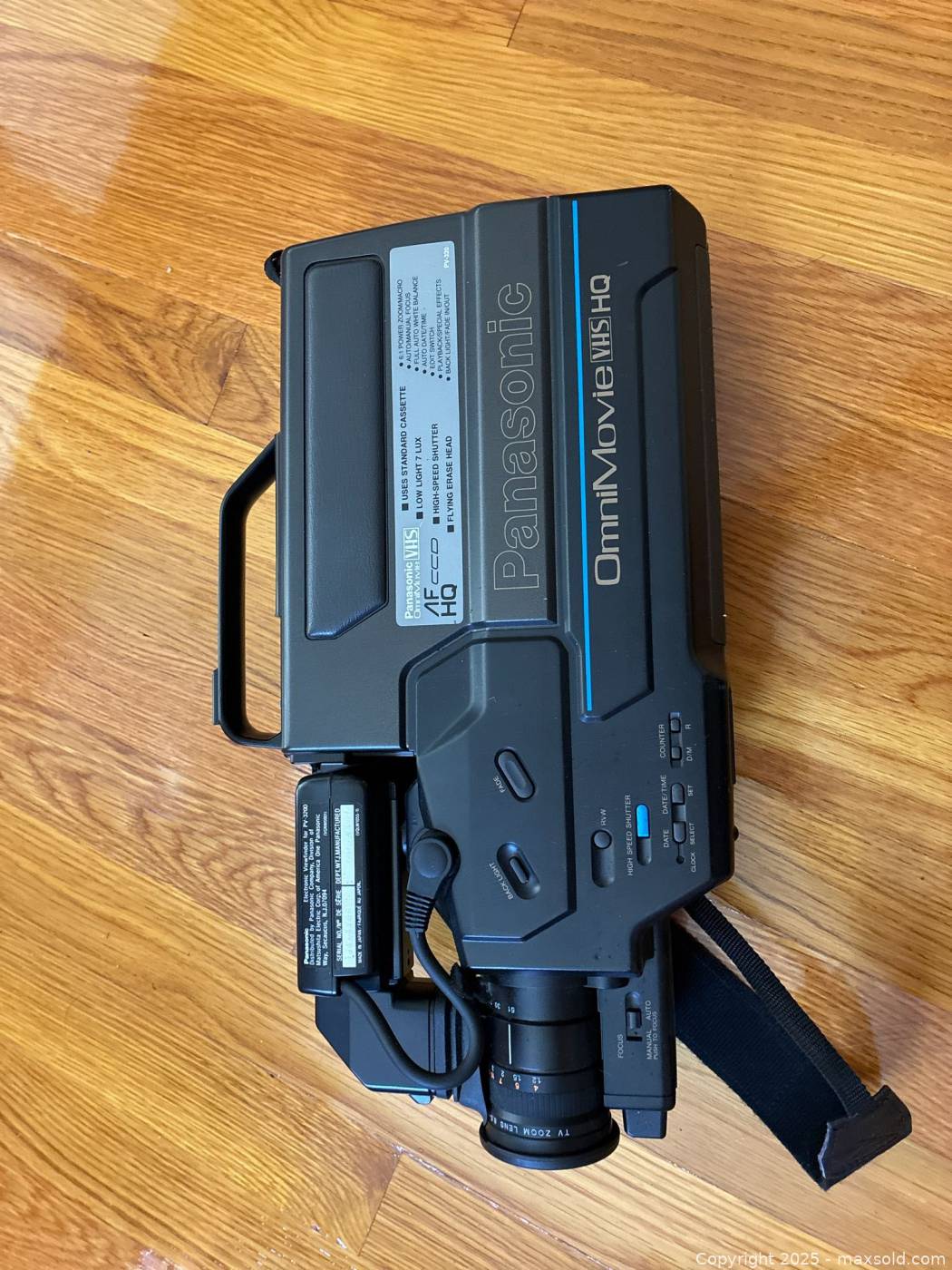 Panasonic VHS camcorders with case & acc. | Maxsold