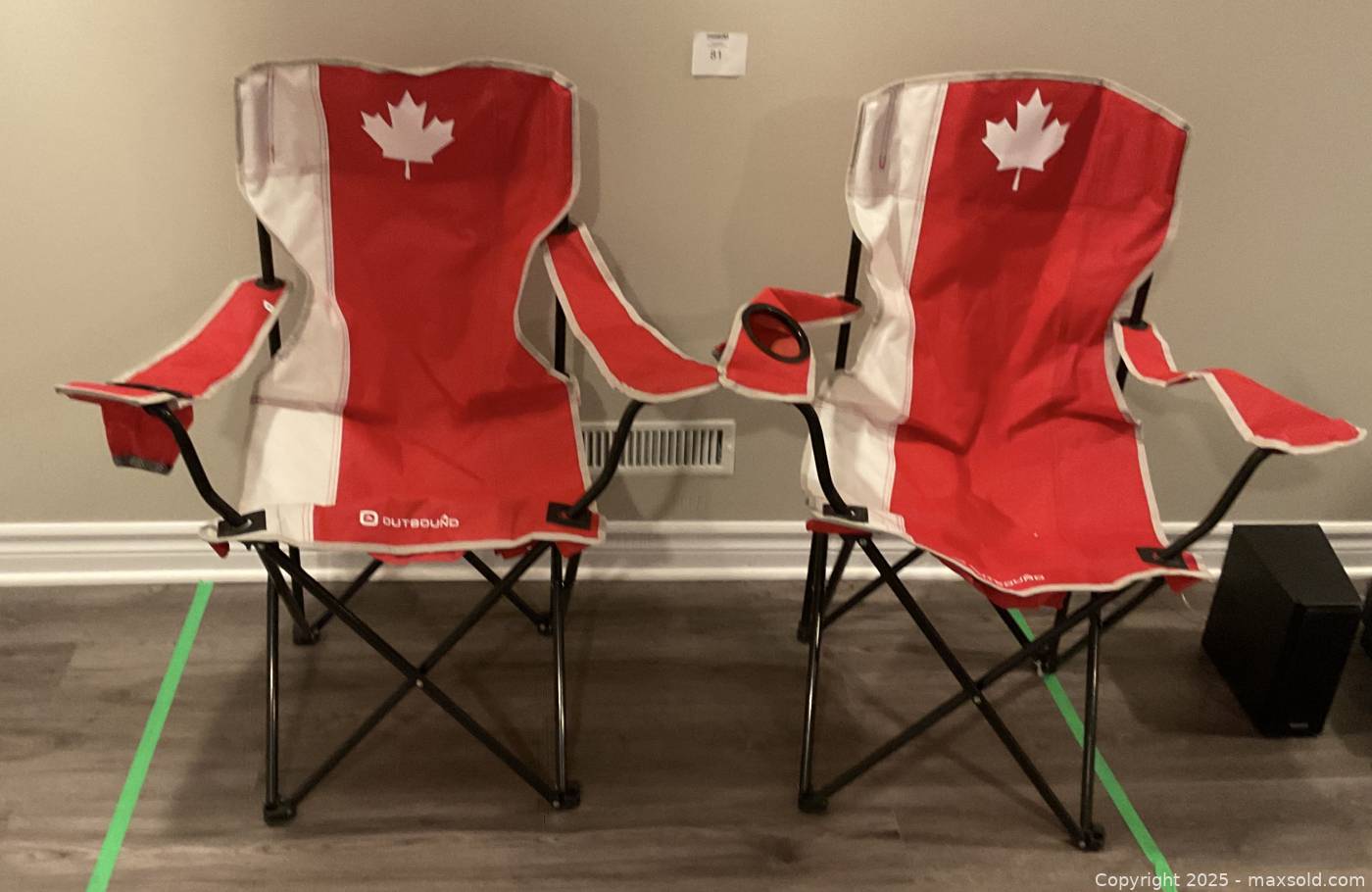 Outbound folding camping chairs set of 2 | Maxsold