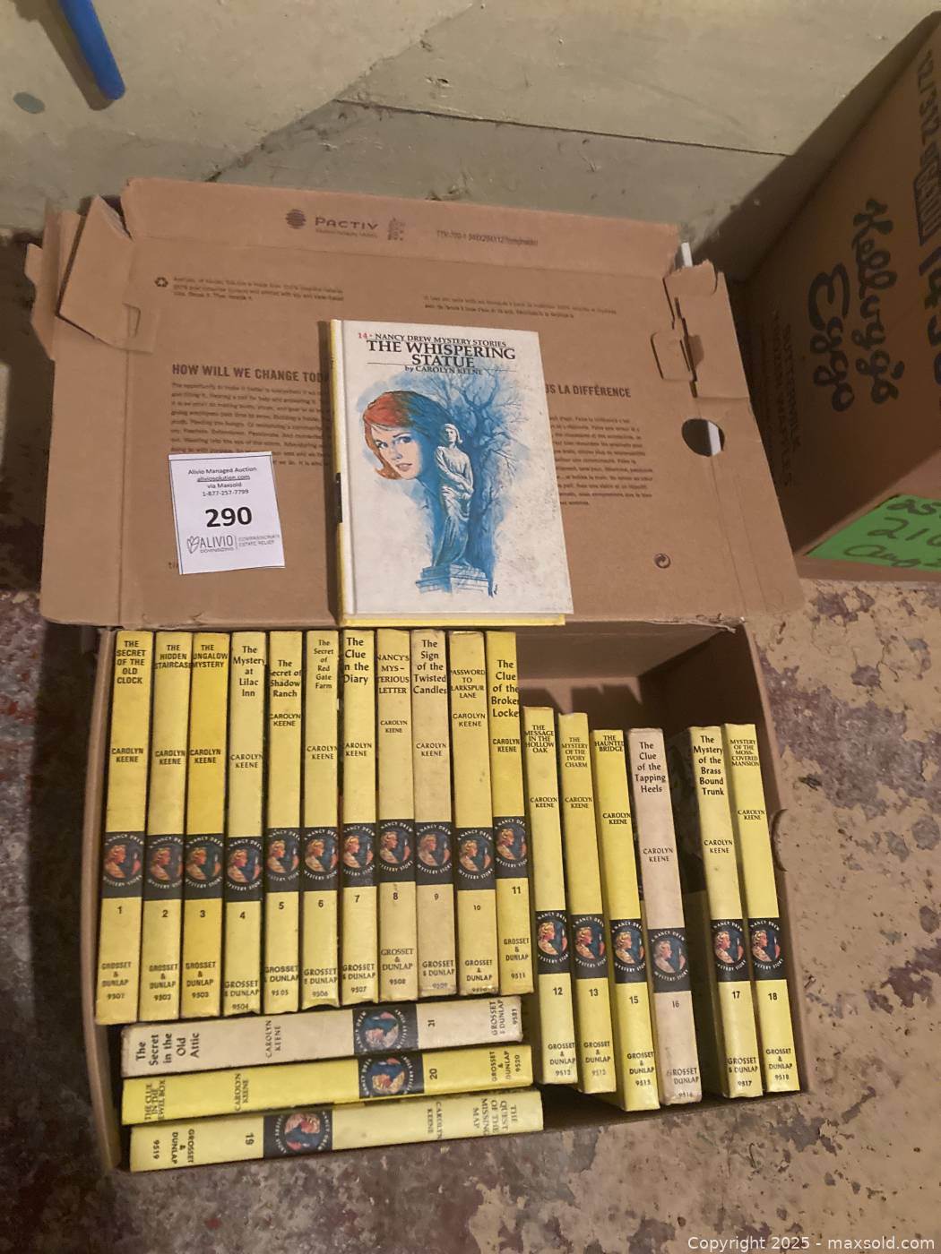 Nancy Drew Mystery Stories 1970s hardcover lot | Maxsold