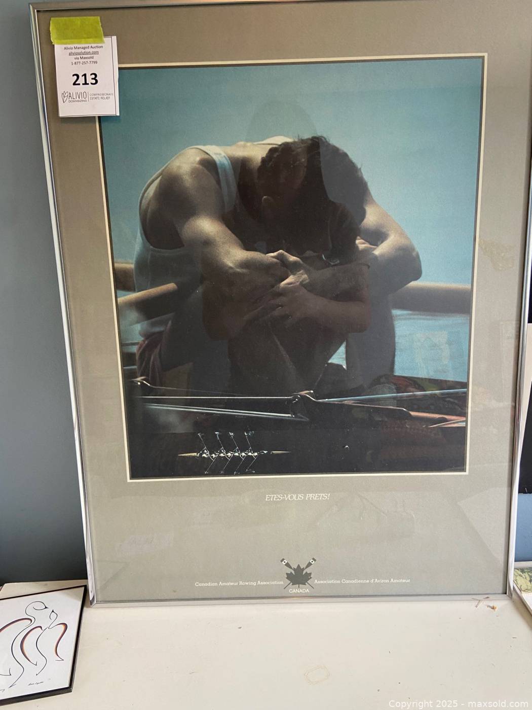 Framed Canadian rowing poster | Maxsold