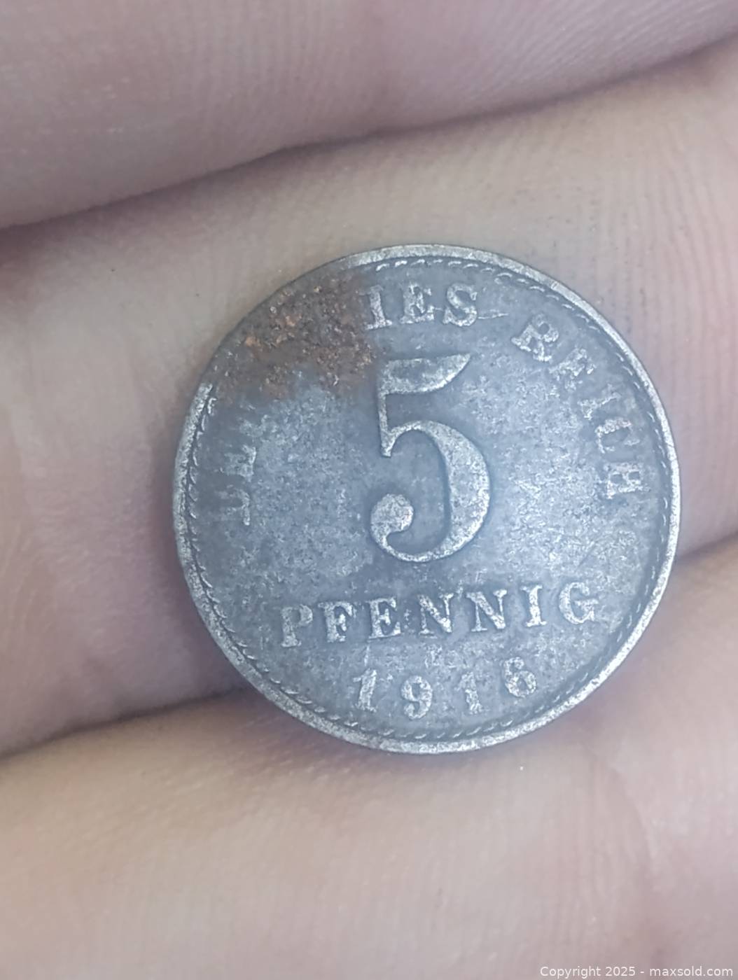 1918 German Empire 5 Pfennig coin | Maxsold