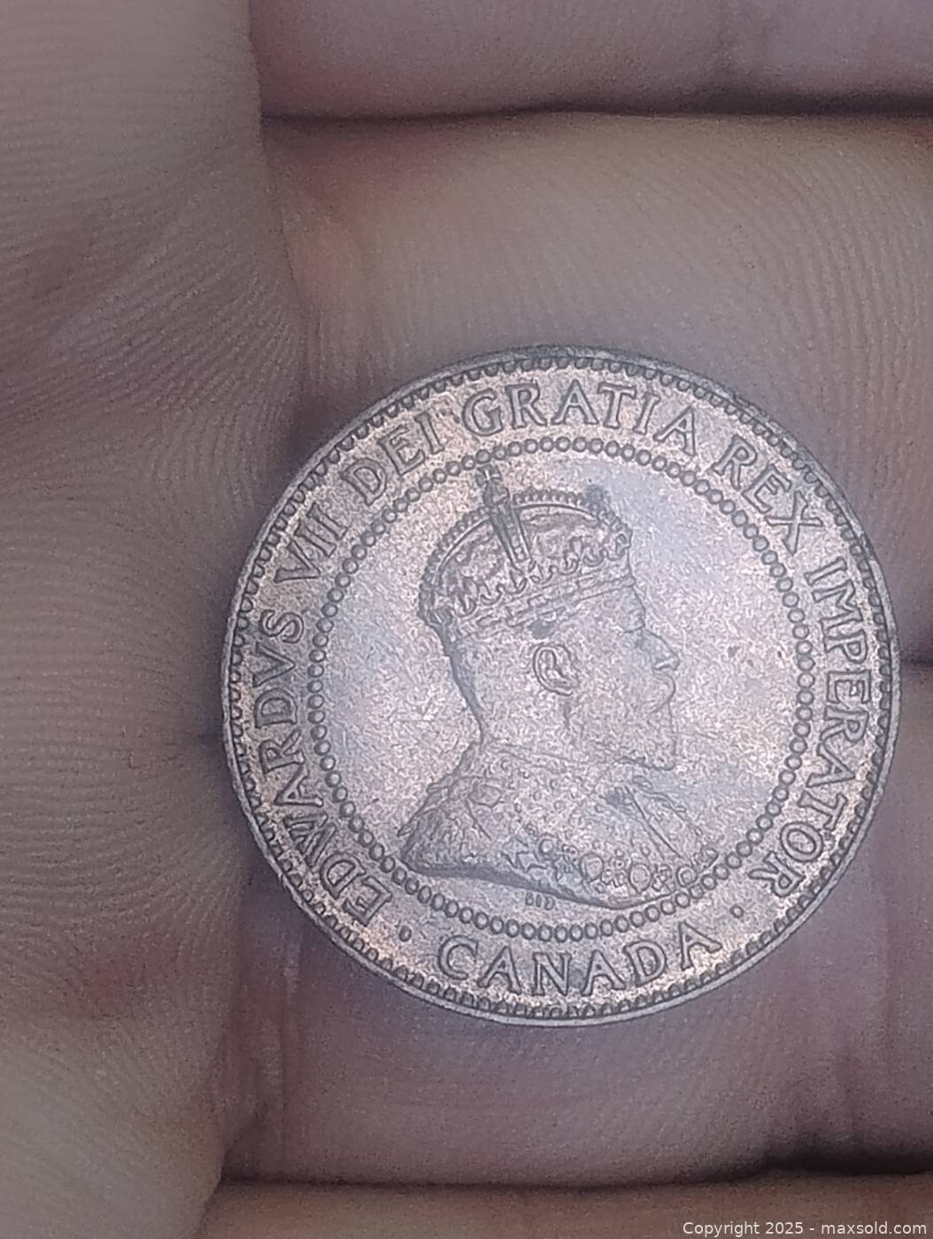 1910 Canada King Edward VII large cent UNC | Maxsold
