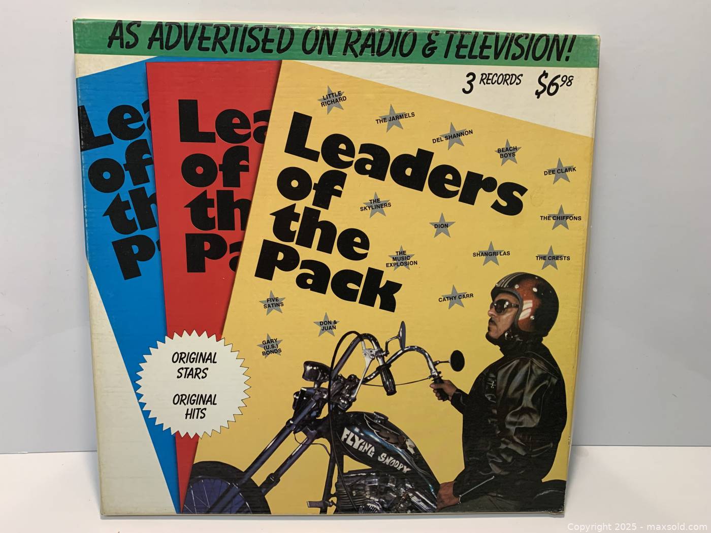 Leaders of the Pack 3-Record Oldies LP Box Set | Maxsold