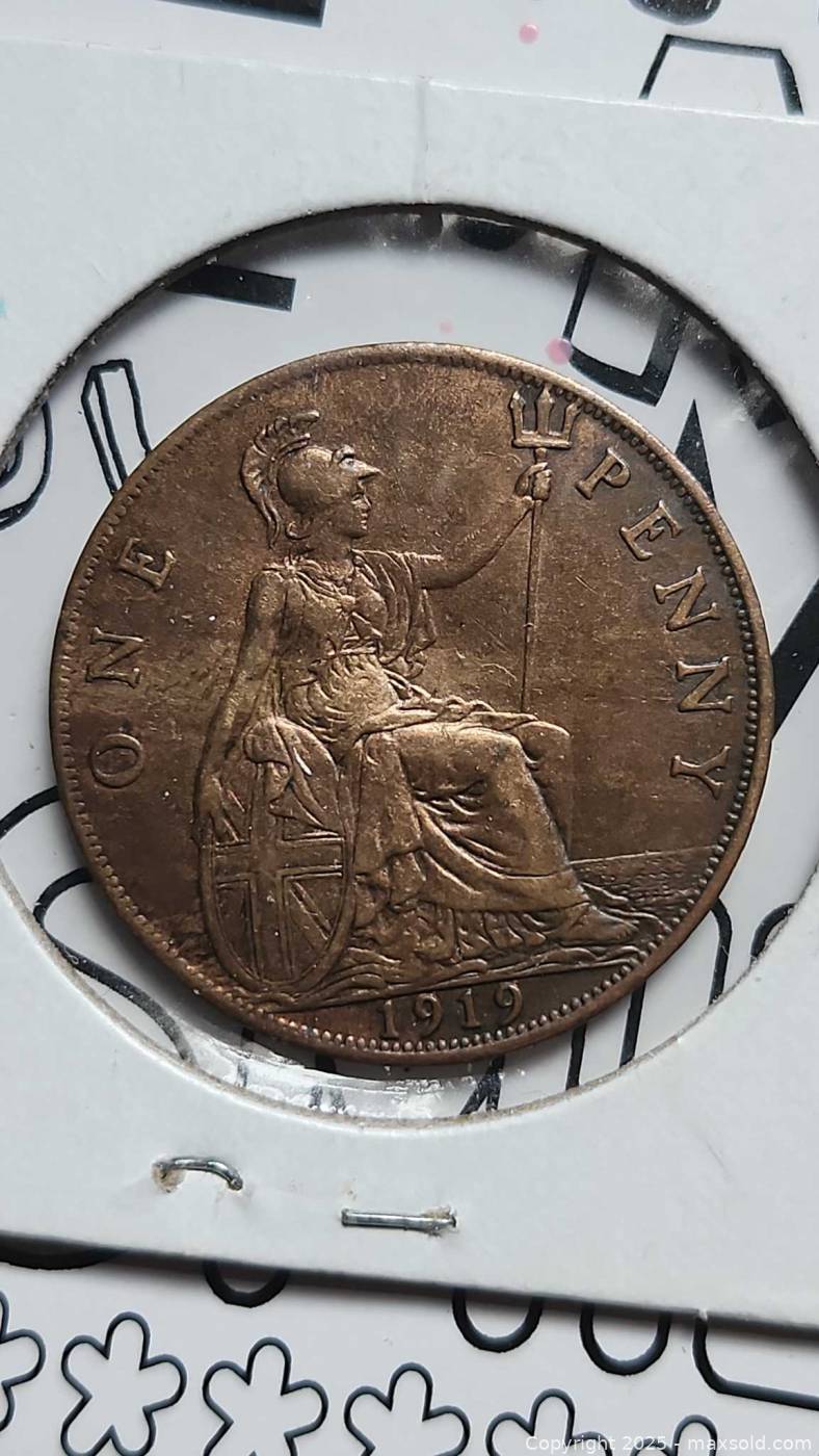 1919 Great Britain One Penny Coin | Maxsold