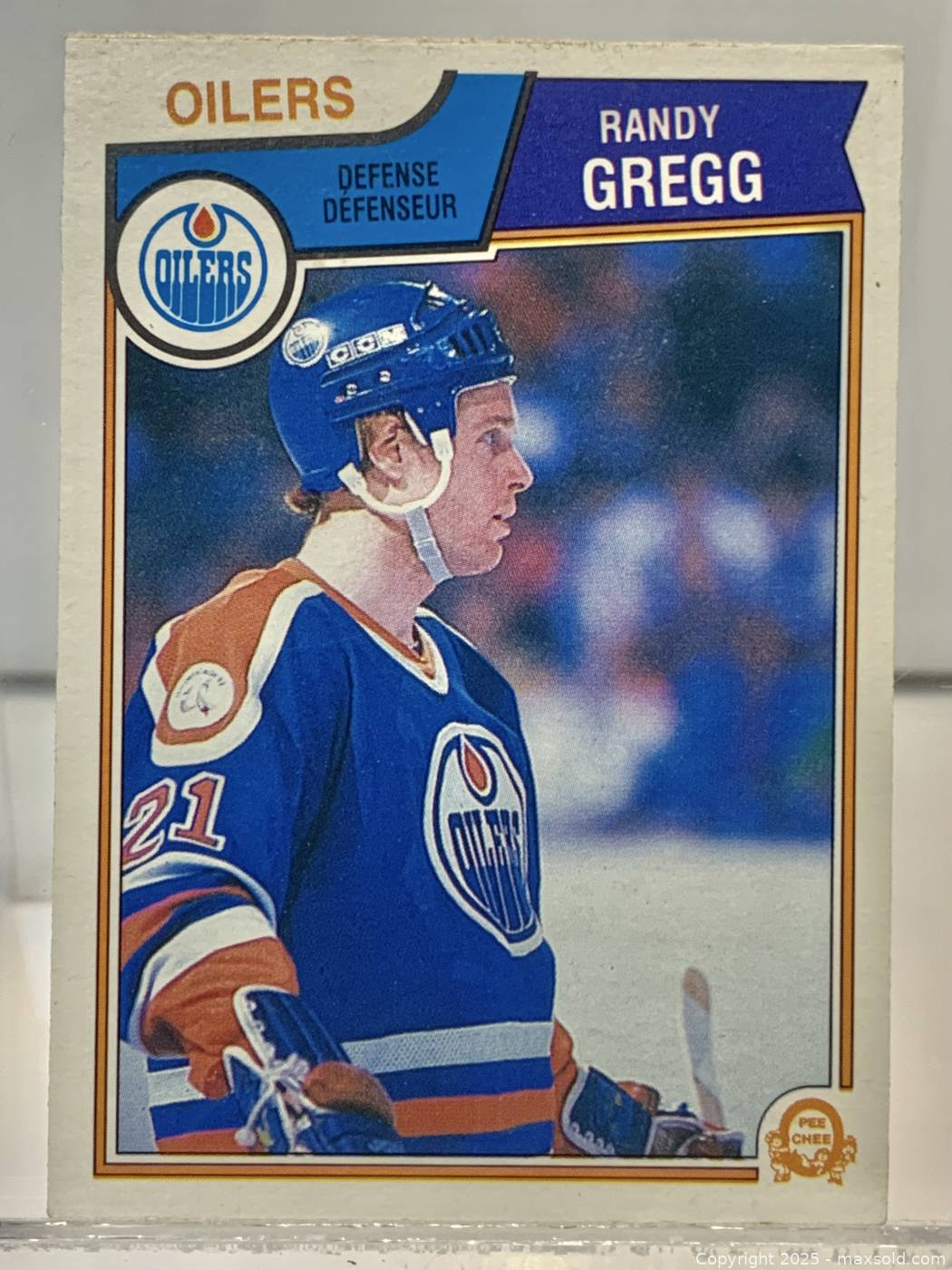 1983-84 O-Pee-Chee Randy Gregg rookie card | Maxsold