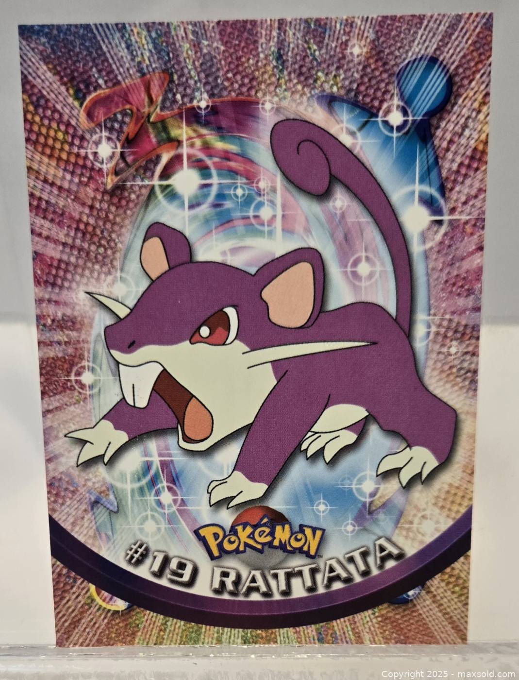 Topps Pokémon TV Animation #19 Rattata card | Maxsold
