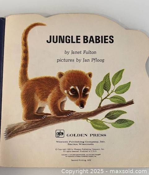 Lot of 3 Golden Press die-cut shape books | Maxsold