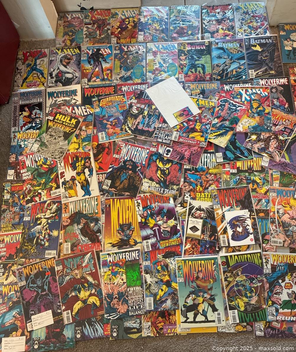 100+ Wolverine, X-Men, Batman Comic Books | Maxsold