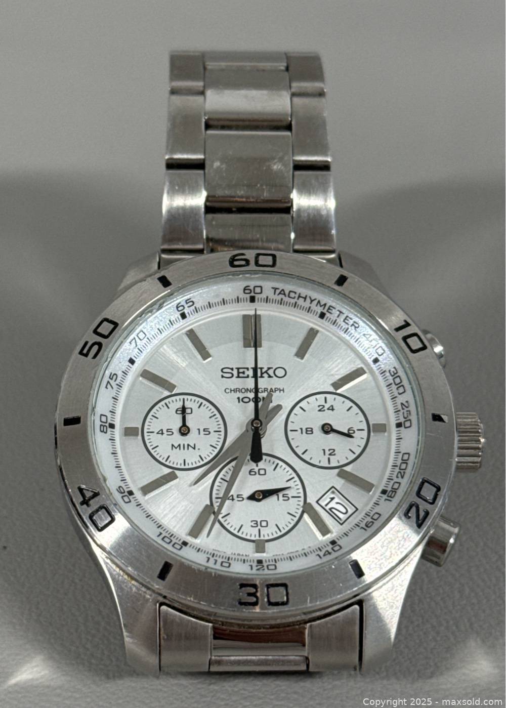 Seiko Stainless Chronograph Wristwatch | Maxsold