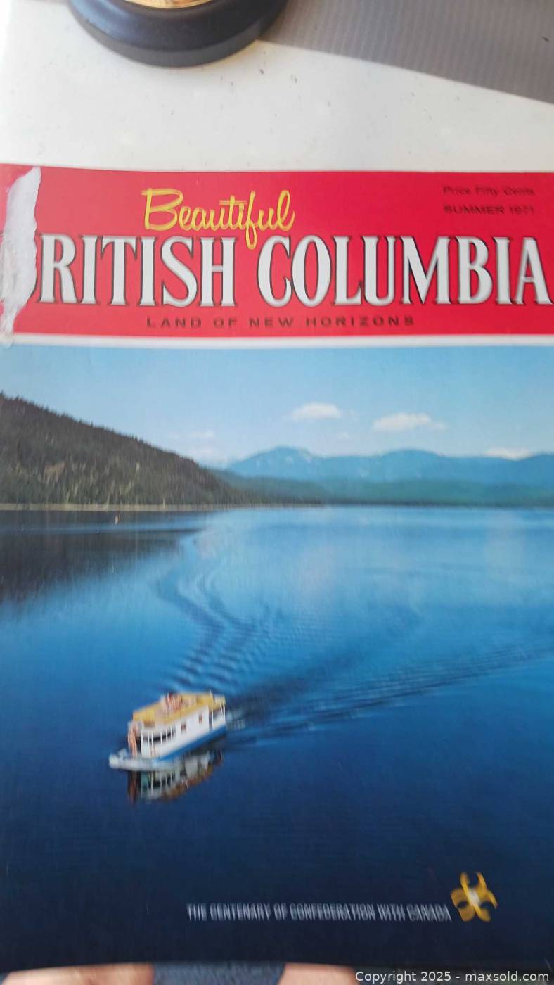 Beautiful British Columbia & Canadian Geographic magazines with Atlas ...
