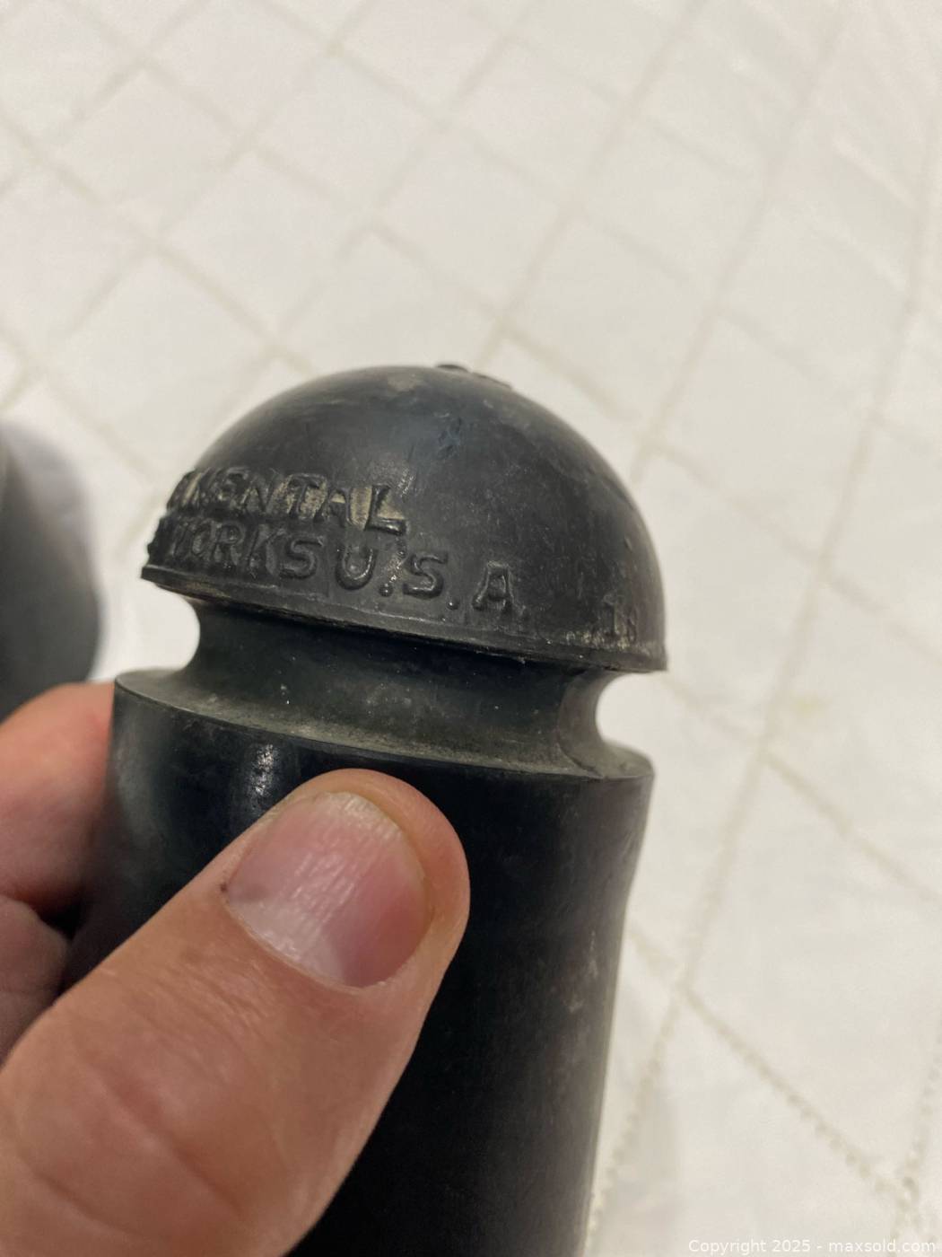 Two rubber hydro line runner insulators | Maxsold