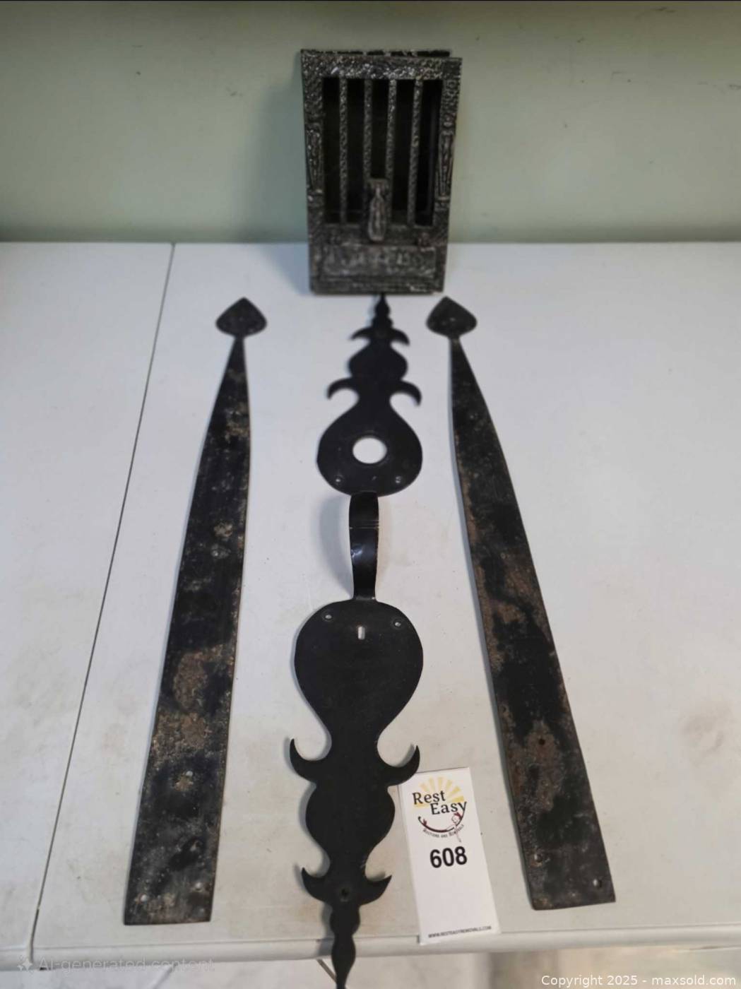Vintage iron architectural hardware lot | Maxsold