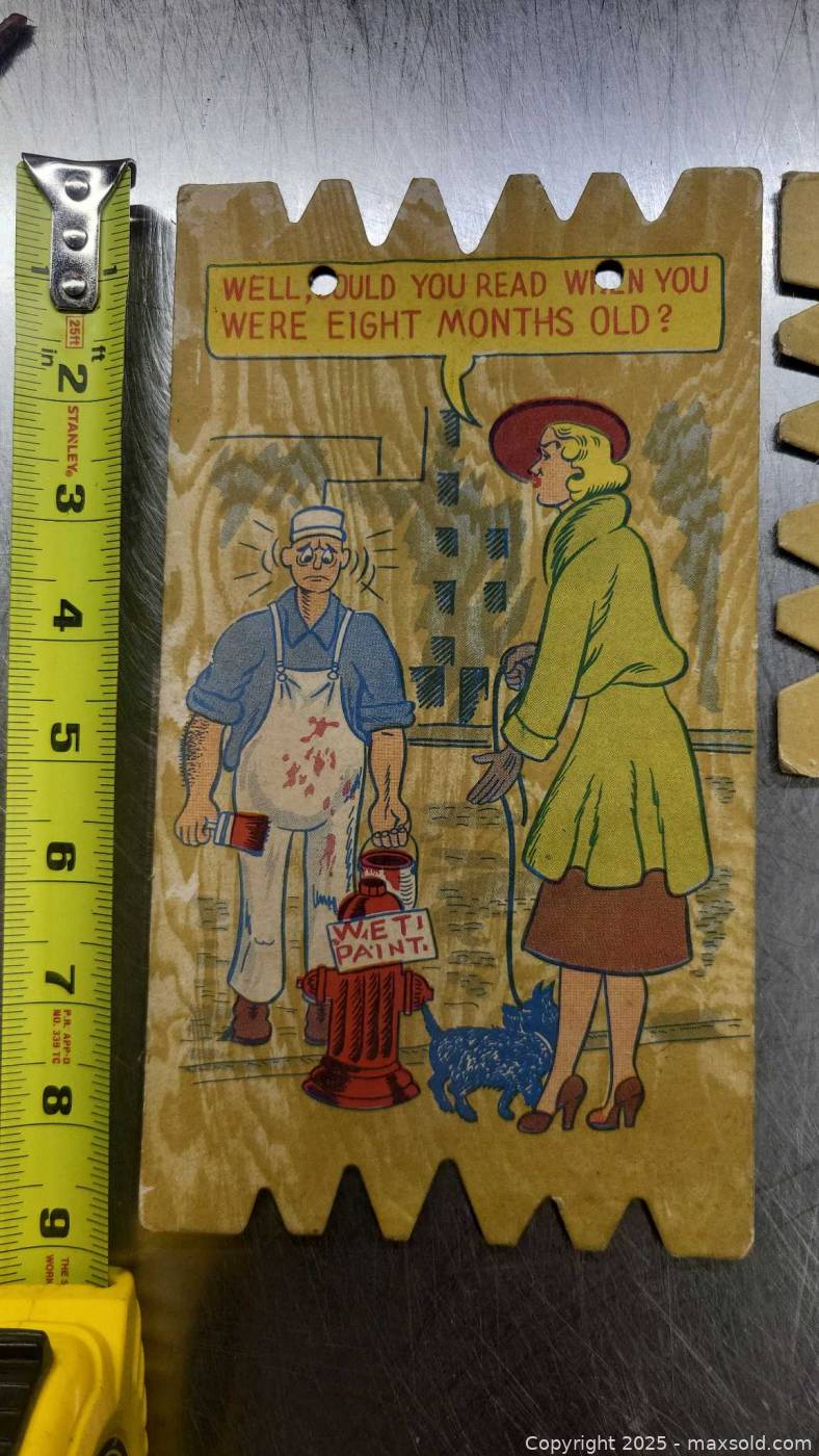 2 vintage humorous cartoon postcards | Maxsold