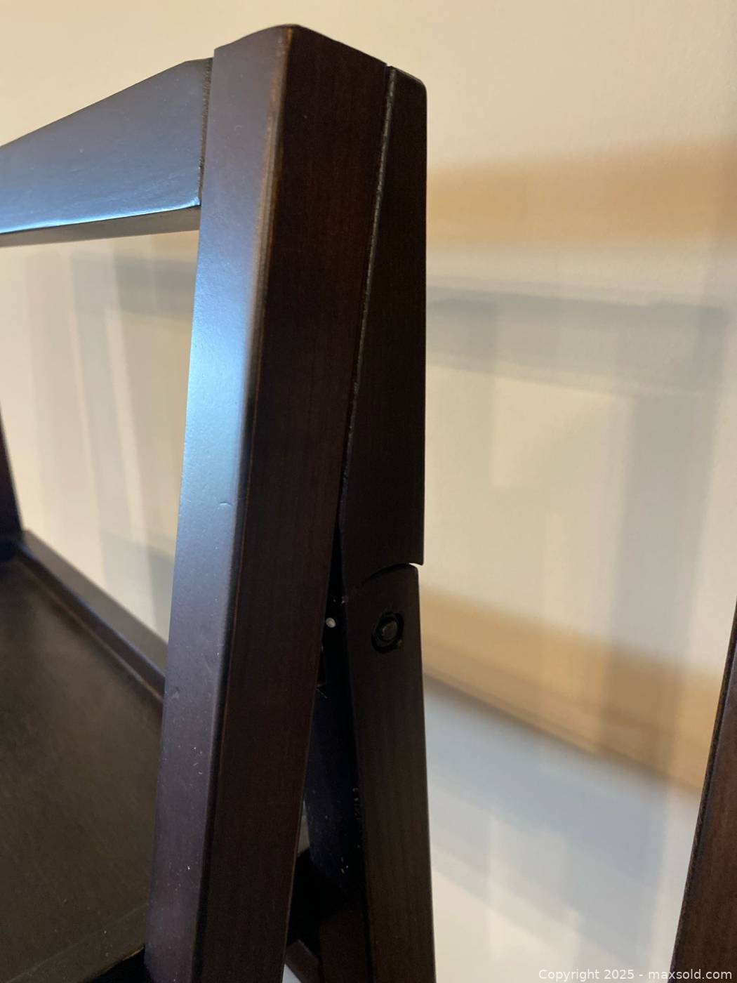 Pier 1 Imports Morgan folding wood shelf | Maxsold