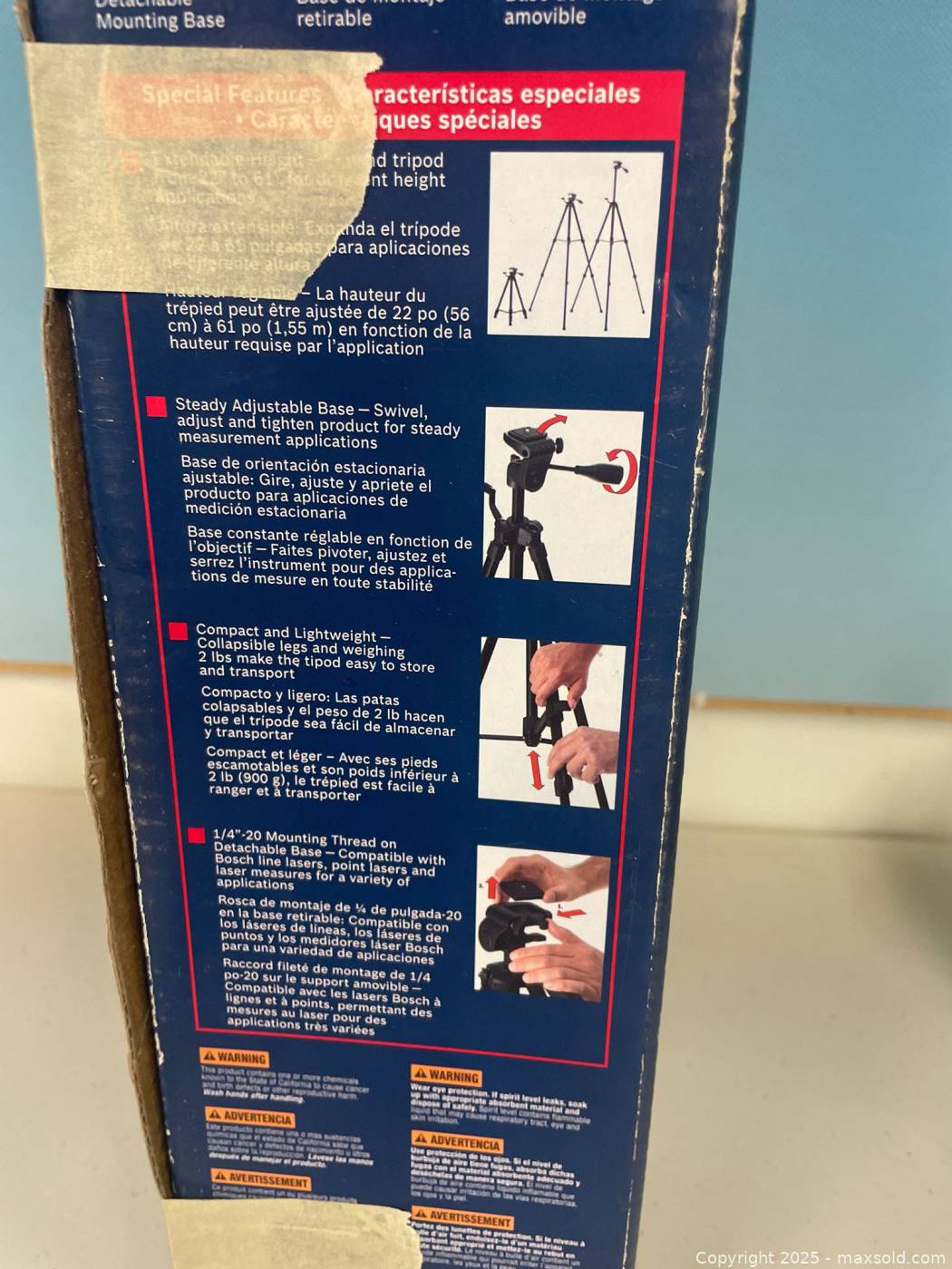 Bosch BT150 Compact Tripod | Maxsold