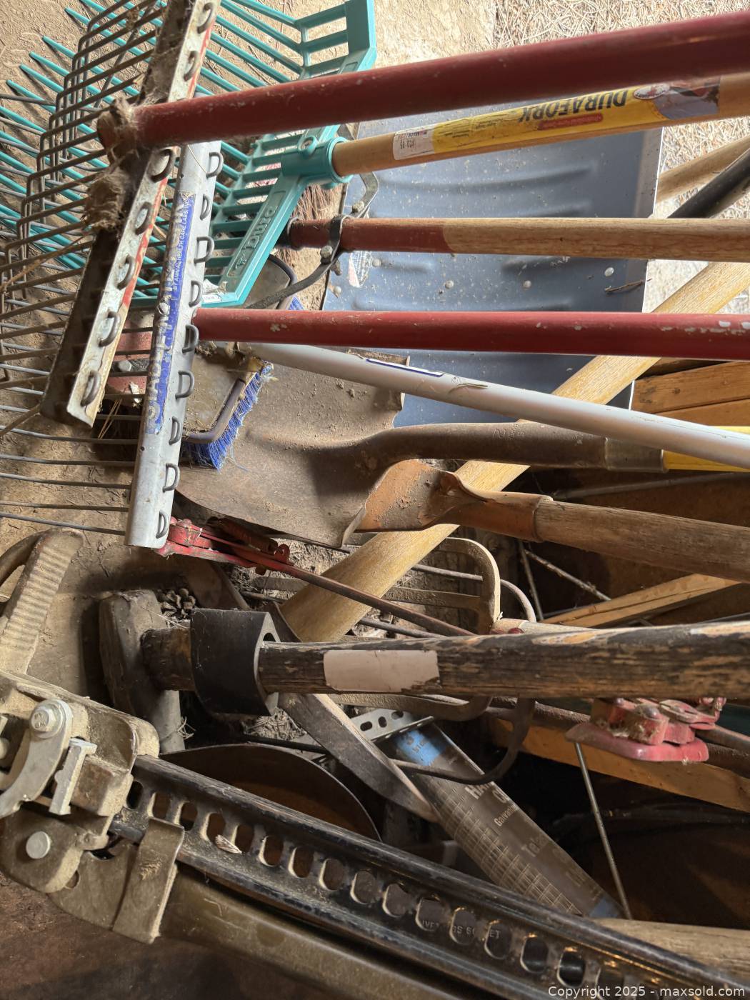 Yard and farm hand tools assortment | Maxsold