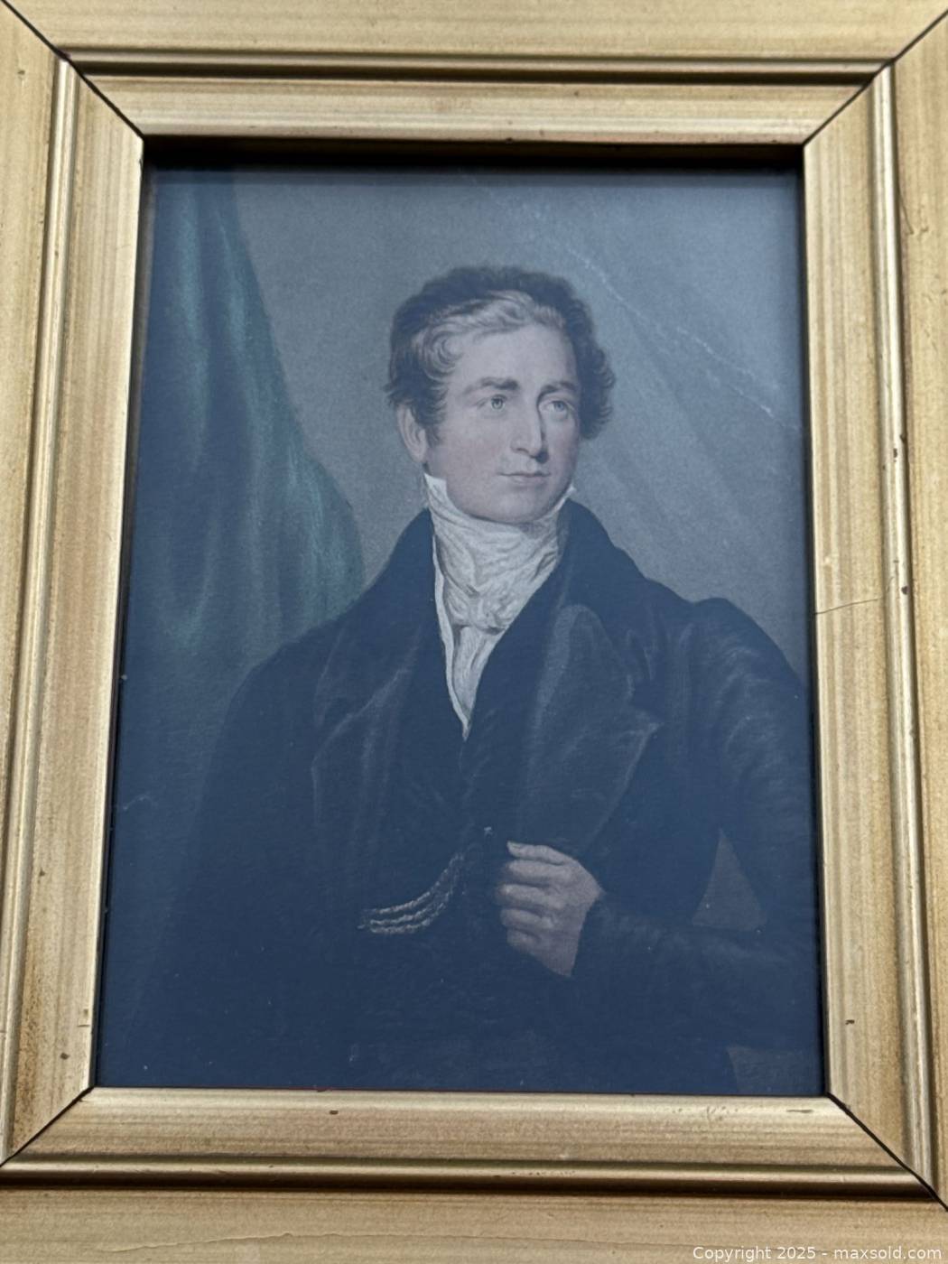 Antique Baxter framed portrait print | Maxsold