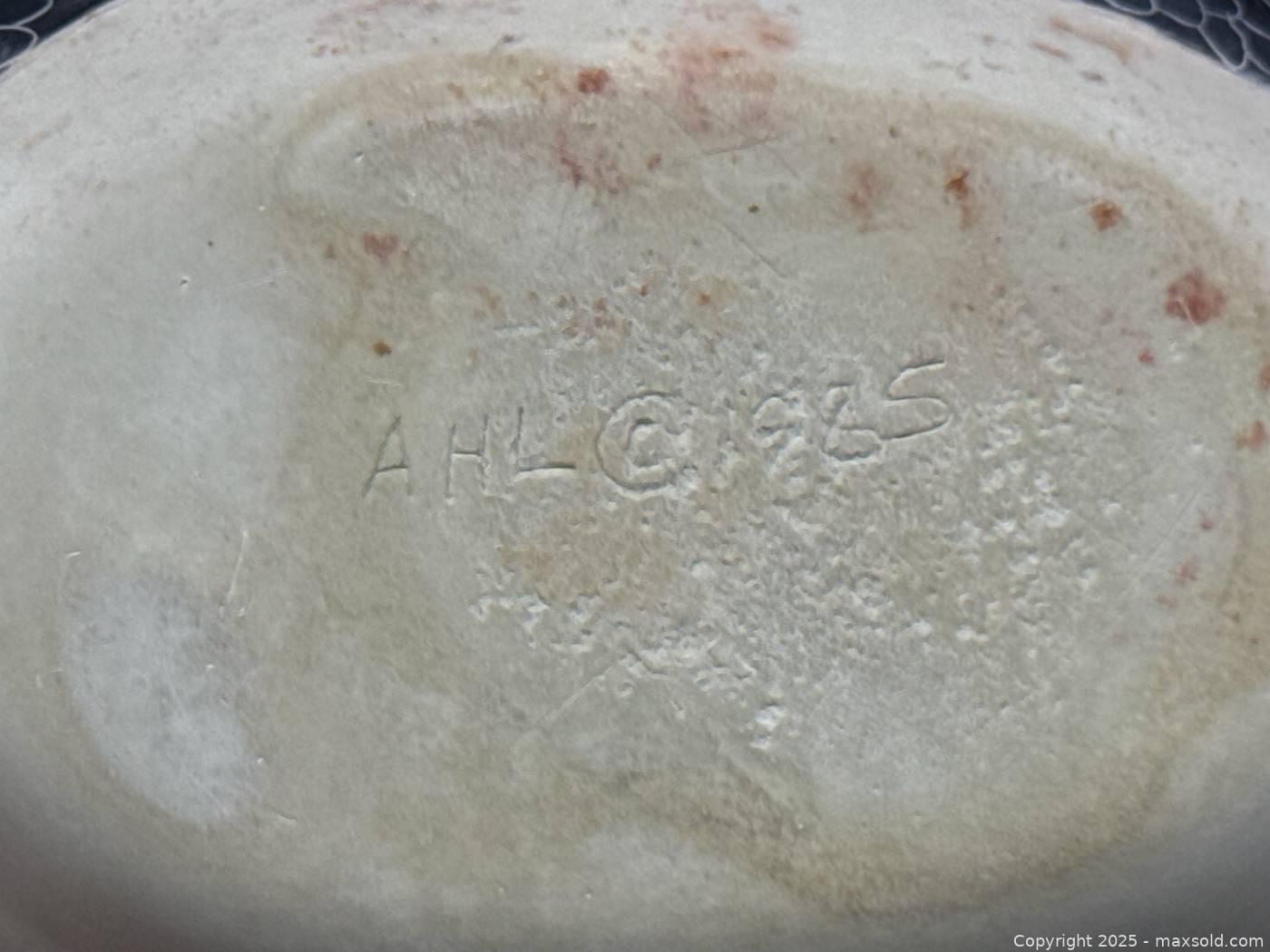 Carved Stone Snake Soap Dish Signed 1985 | Maxsold